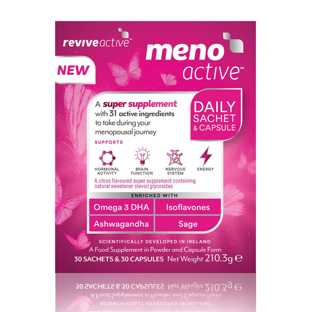 MENO ACTIVE 30 SACHETS & 30 CAPSULES | CH Tralee | Ireland
