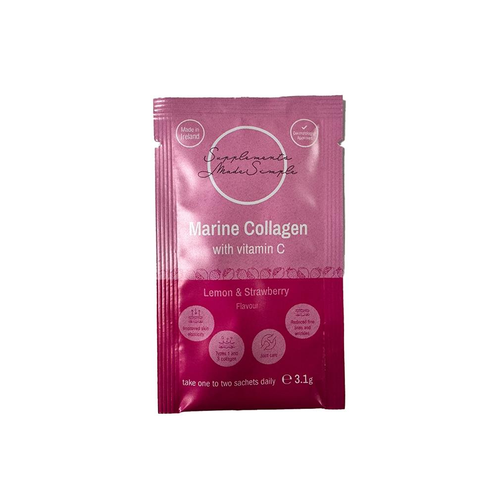 SUPPLEMENTS MADE SIMPLE MARINE COLLAGEN WITH VITAMIN C SINGLE SACHET ...