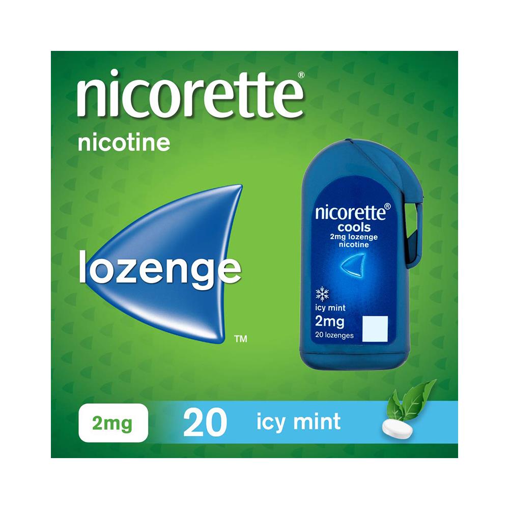 NICORETTE LOZENGES - 2MG 20 PACK FOR EFFECTIVE SMOKING CESSATION ...