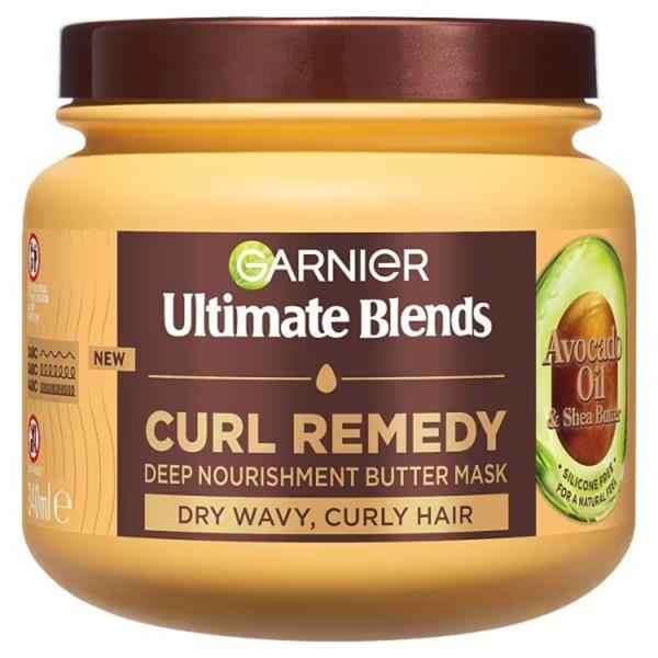 GARNIER ULTIMATE BLENDS CURL REMEDY MASK 340ML | CH Tralee | Ireland