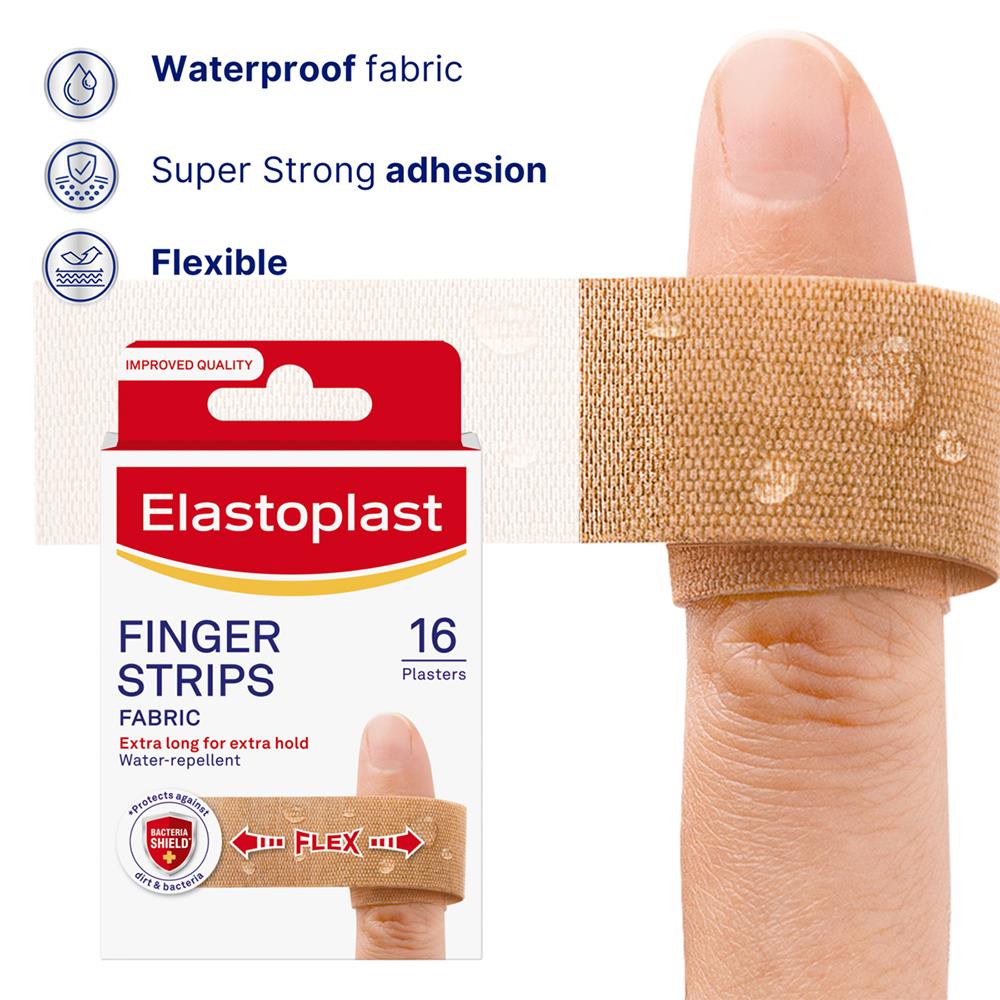 ELASTOPLAST FINGER STRIPS FABRIC PLASTERS 16S | CH Tralee | Ireland