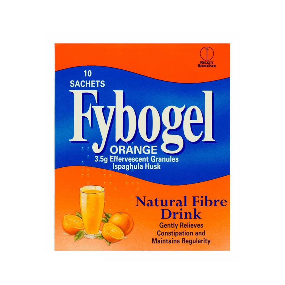 FYBOGEL ORANGE FLAVOUR FYBOGEL NATURAL FIBRE DRINK 10'S | CH Tralee ...