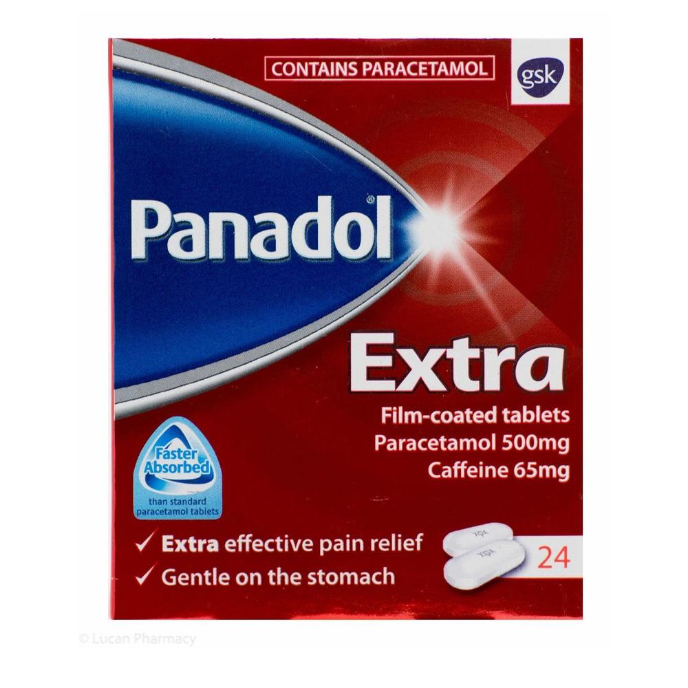 PANADOL EXTRA PAIN RELIEF TABLETS PARACETAMOL X24 | CH Tralee | Ireland