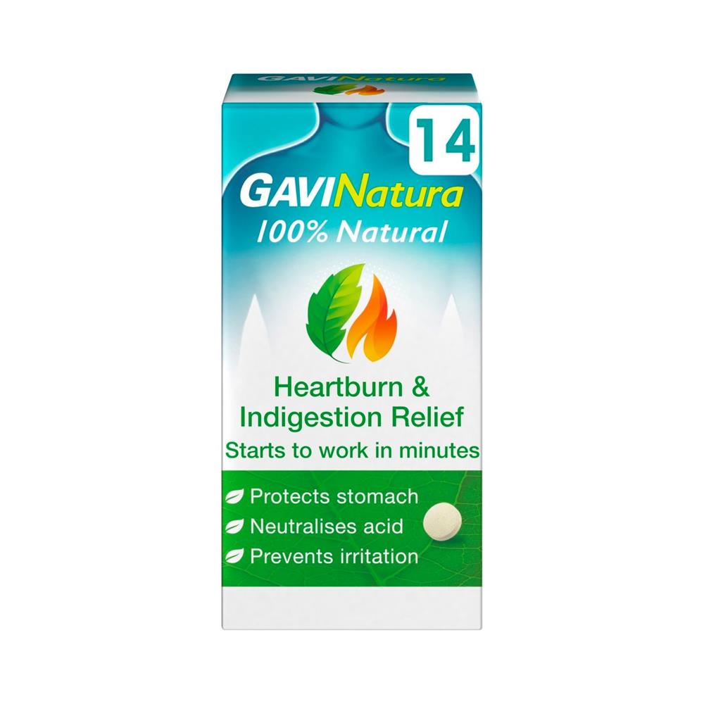 GAVINATURA HEARTBURN & INDIGESTION RELIEF 14 TABLETS | CH Tralee | Ireland