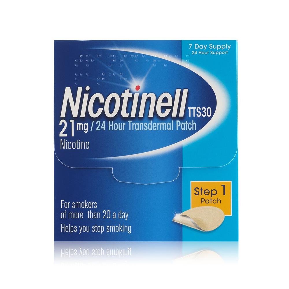 NICOTINELL TS30 21MG 24 HOUR TRANSDERMAL PATCH | CH Tralee | Ireland