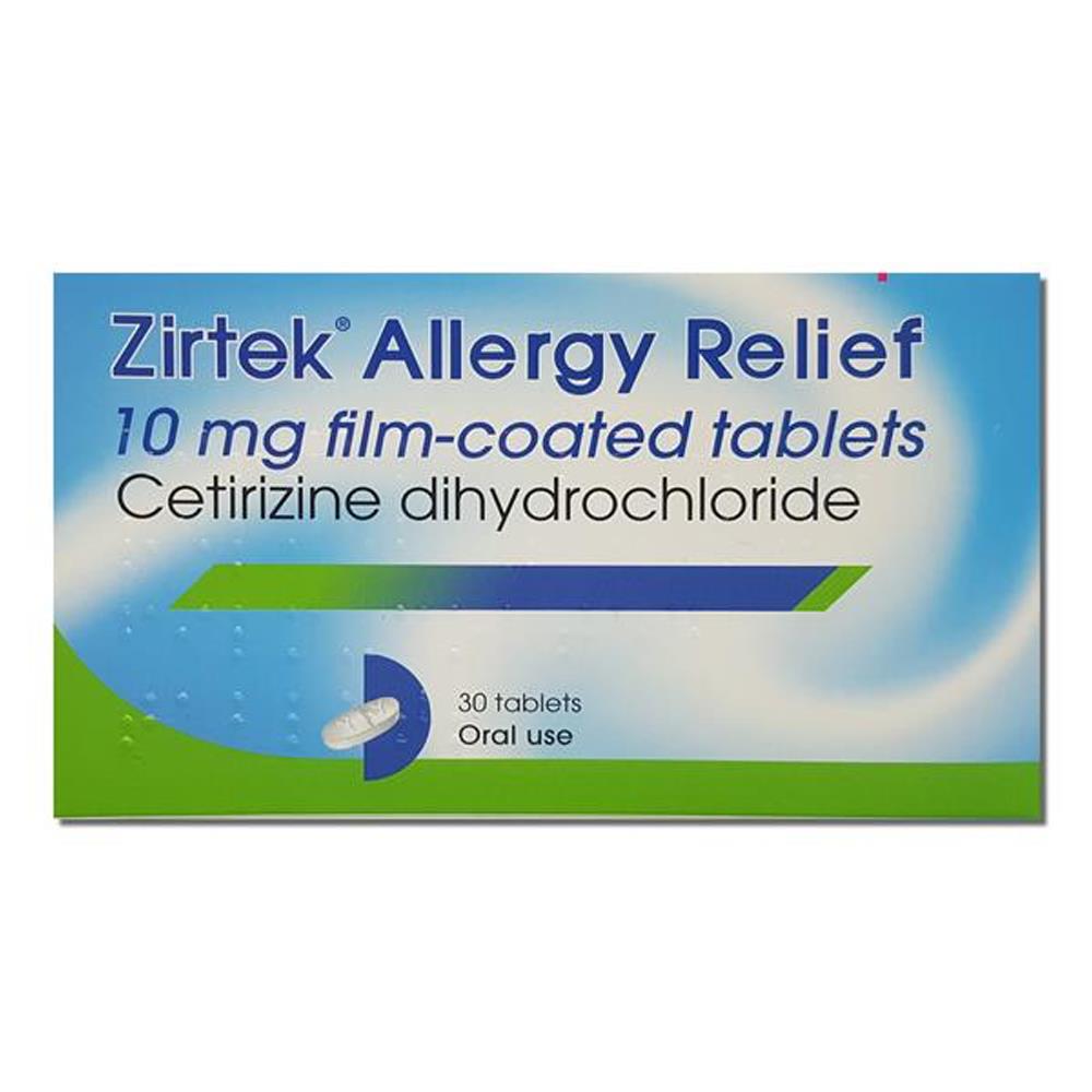 ZIRTEK ALLERGY RELIEF TABLETS X30 | CH Tralee | Ireland