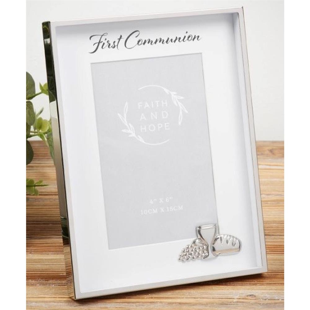 FAITH AND HOPE COMMUNION PHOTO FRAME 4" X 6" | CH Tralee | Ireland