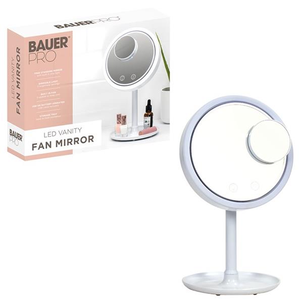 BAUER PRO LED VANITY FAN MIRROR | CH Tralee | Ireland