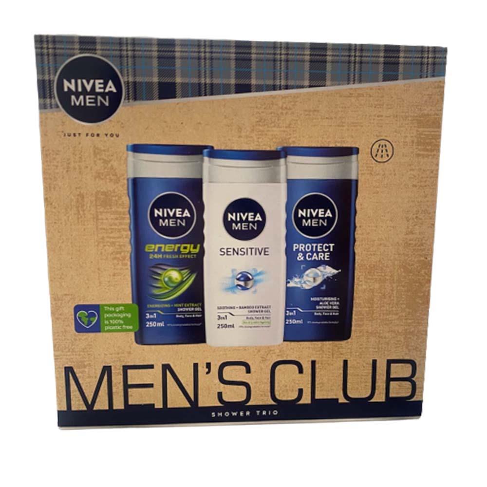 NIVEA MENS CLUB SHOWER 3 PIECE SET | CH Tralee | Ireland
