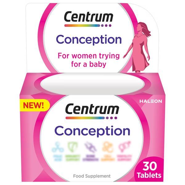 CENTRUM CONCEPTION MULTIVITAMIN 30 TABLETS | CH Tralee | Ireland