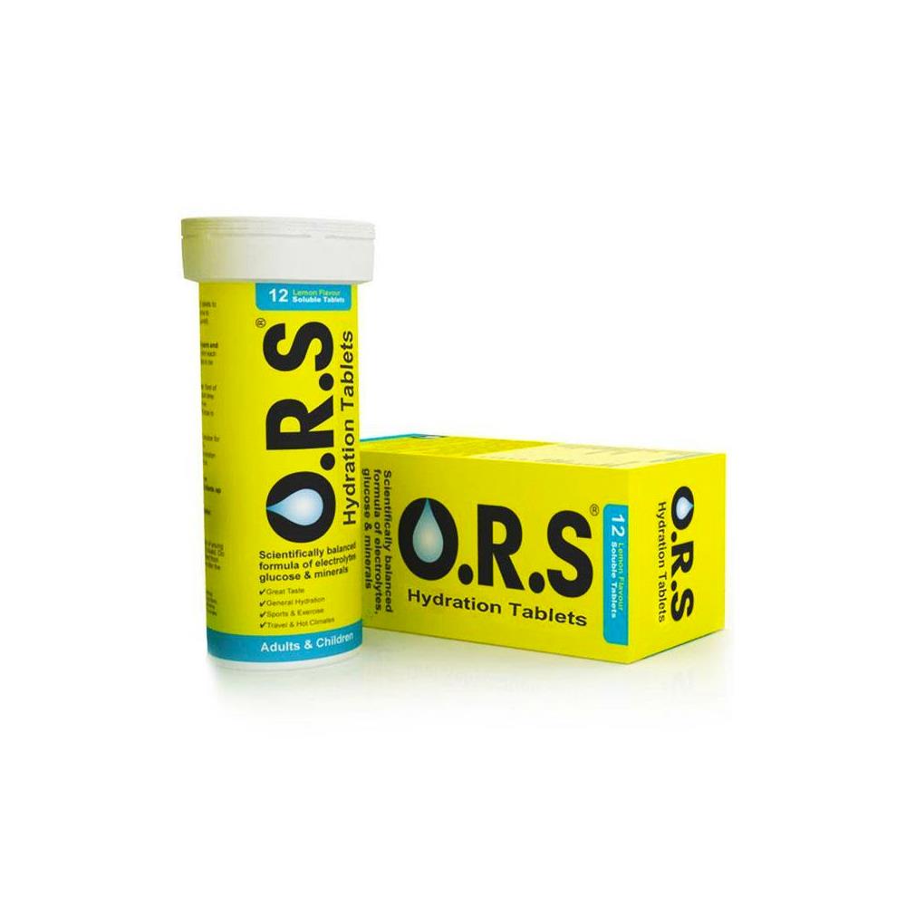 ORAL REHYDRATION SALTS 12 SOLUBLE TABLETS - LEMON | CH Tralee | Ireland