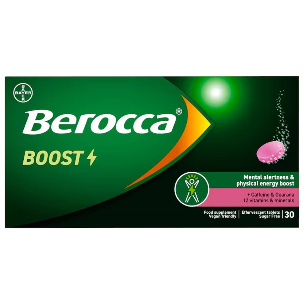 BEROCCA BOOST 30 EFFERVESCENT TABLETS | ENERGY & MENTAL ALERTNESS ...