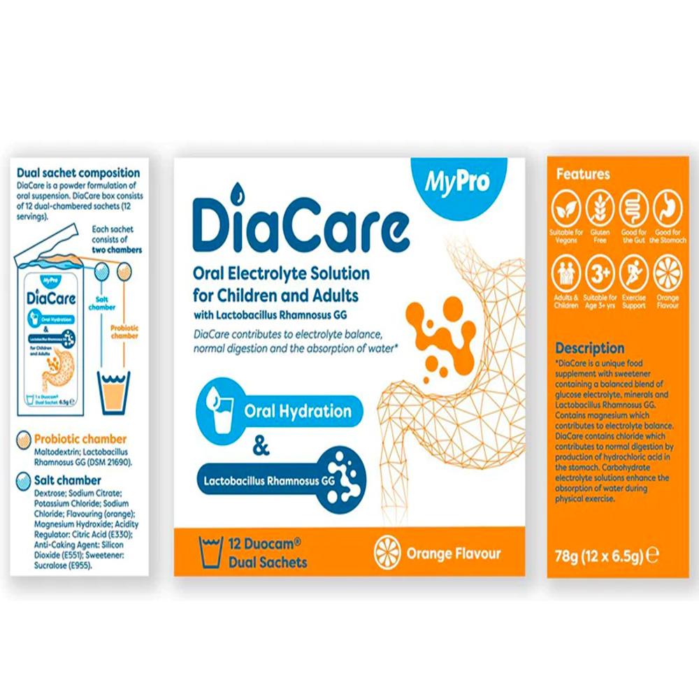 MY PRO DIACARE 12 DUOCAM DUAL SACHETS | CH Tralee | Ireland