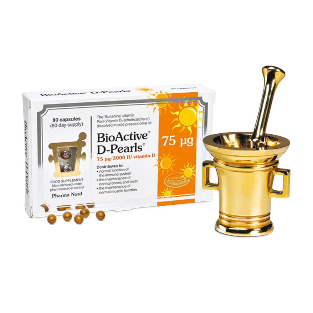BIOACTIVE VITAMIN D-PEARLS 75UG 80S | CH Tralee | Ireland