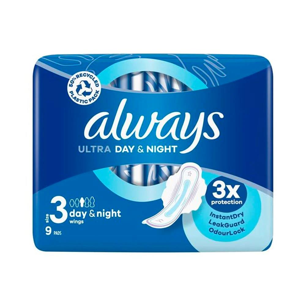 ALWAYS ULTRA DAY SIZE 3 LONG PLUS WITH WINGS X9 | CH Tralee | Ireland