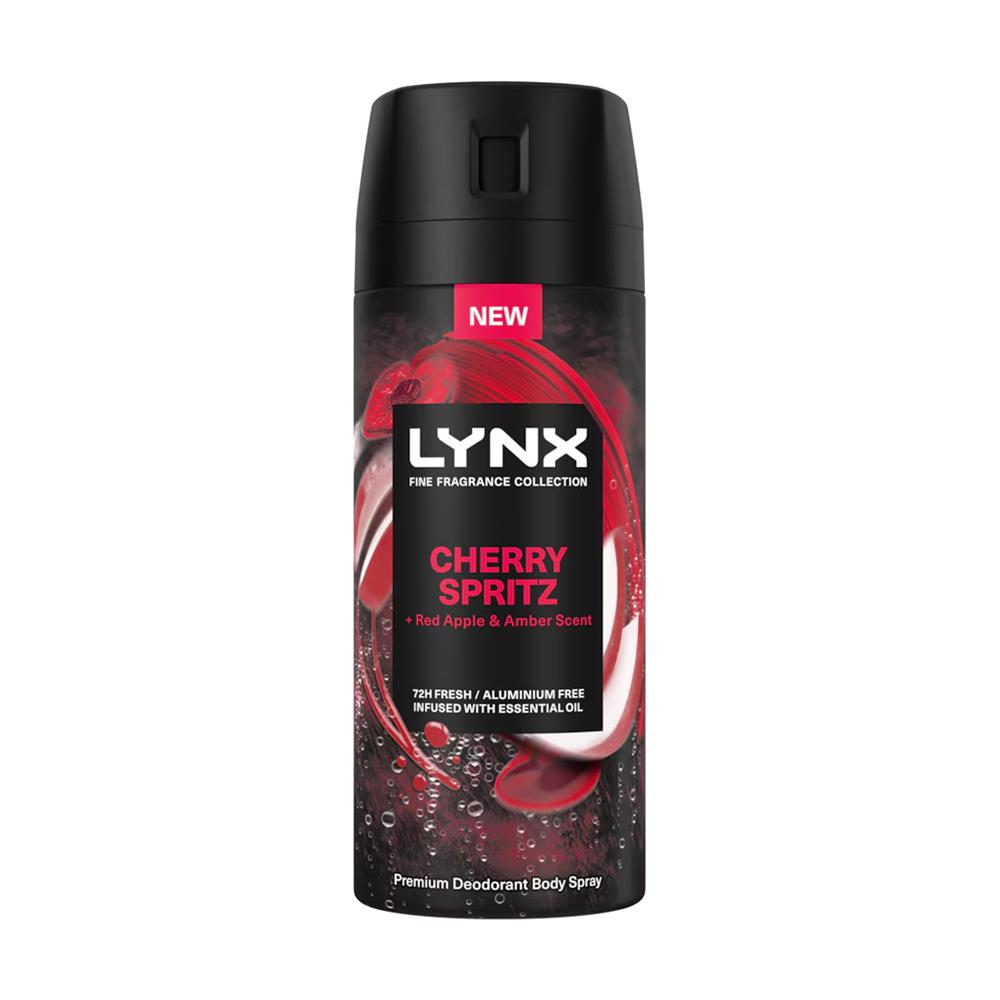LYNX CHERRY SPRITZ DEODORANT SPRAY | CH Tralee | Ireland