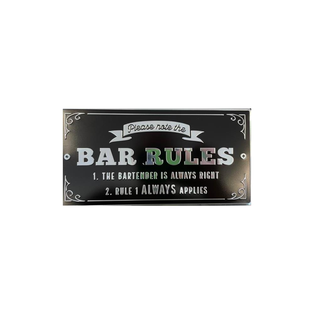 SIGN - BAR RULES | CH Tralee | Ireland
