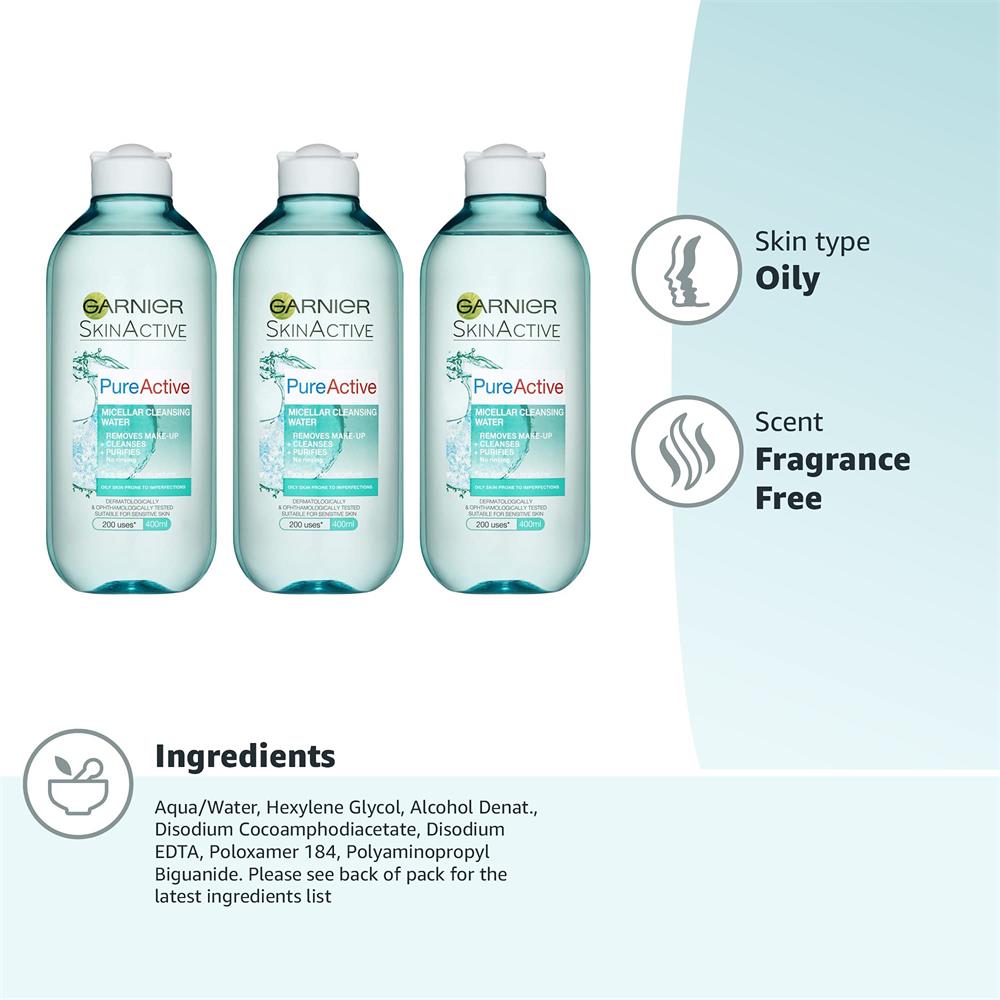PURE ACTIVE MICELLAR CLEANSING WATER | CH Tralee | Ireland