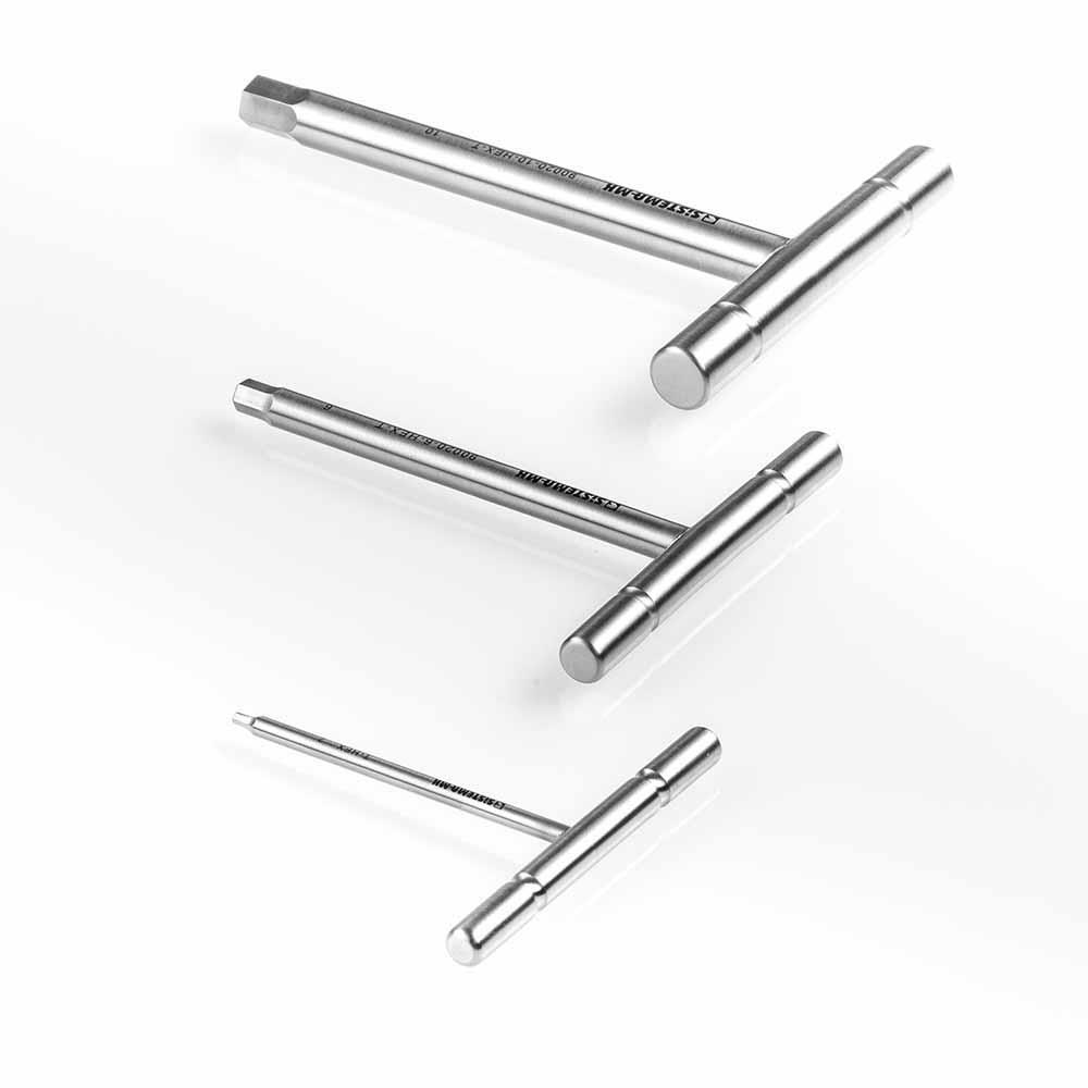 Sistema High Grade Stainless Steel T-Handle Hex (Allen) Key Set, 9 ...