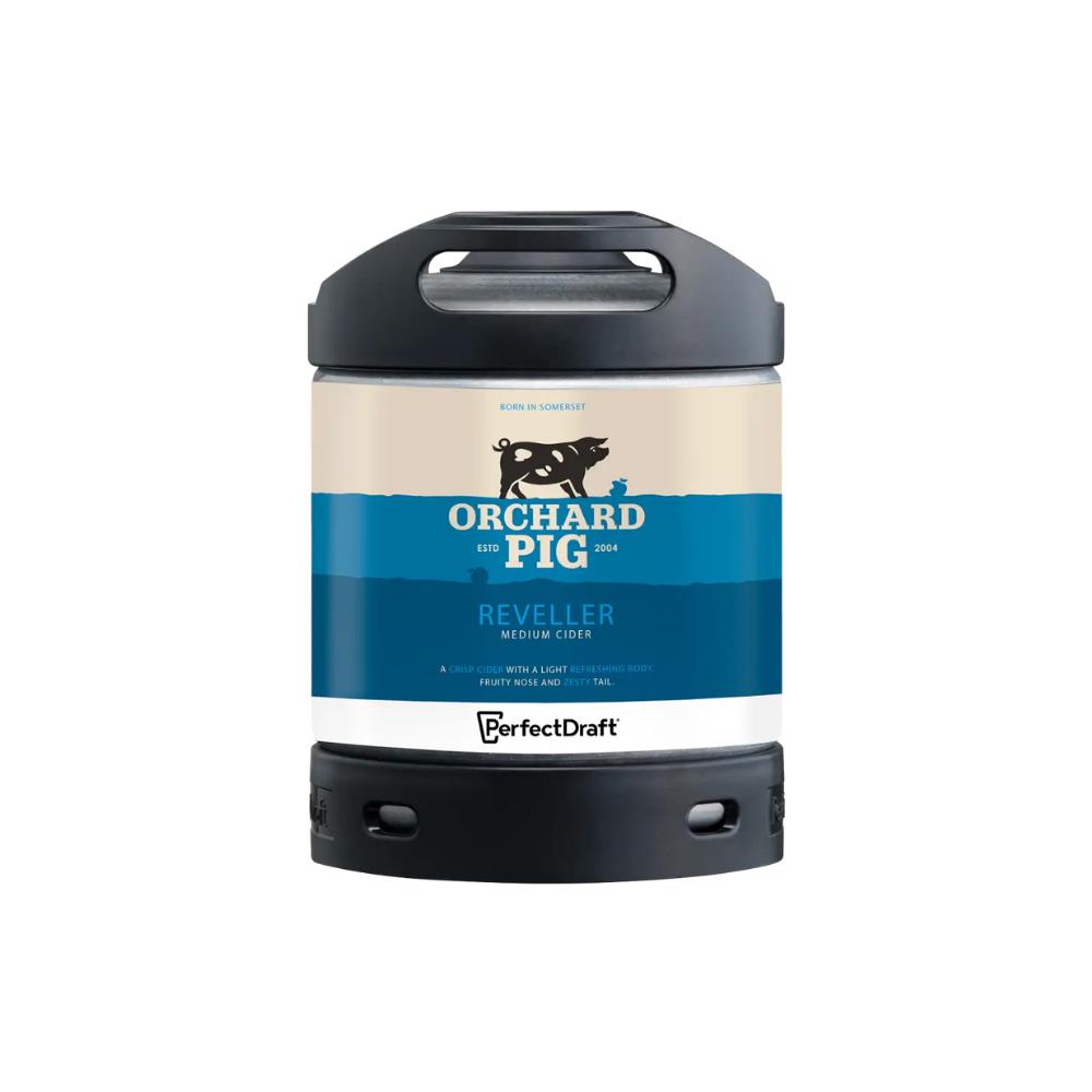 ORCHARD PIG REVELLER CIDER PERFECTDRAFT 6L KEG 4.5% | DUBLIN'S...