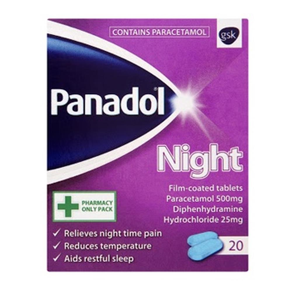 PANADOL NIGHT 20PK | McCormacks Pharmacy and Beauty | Ireland