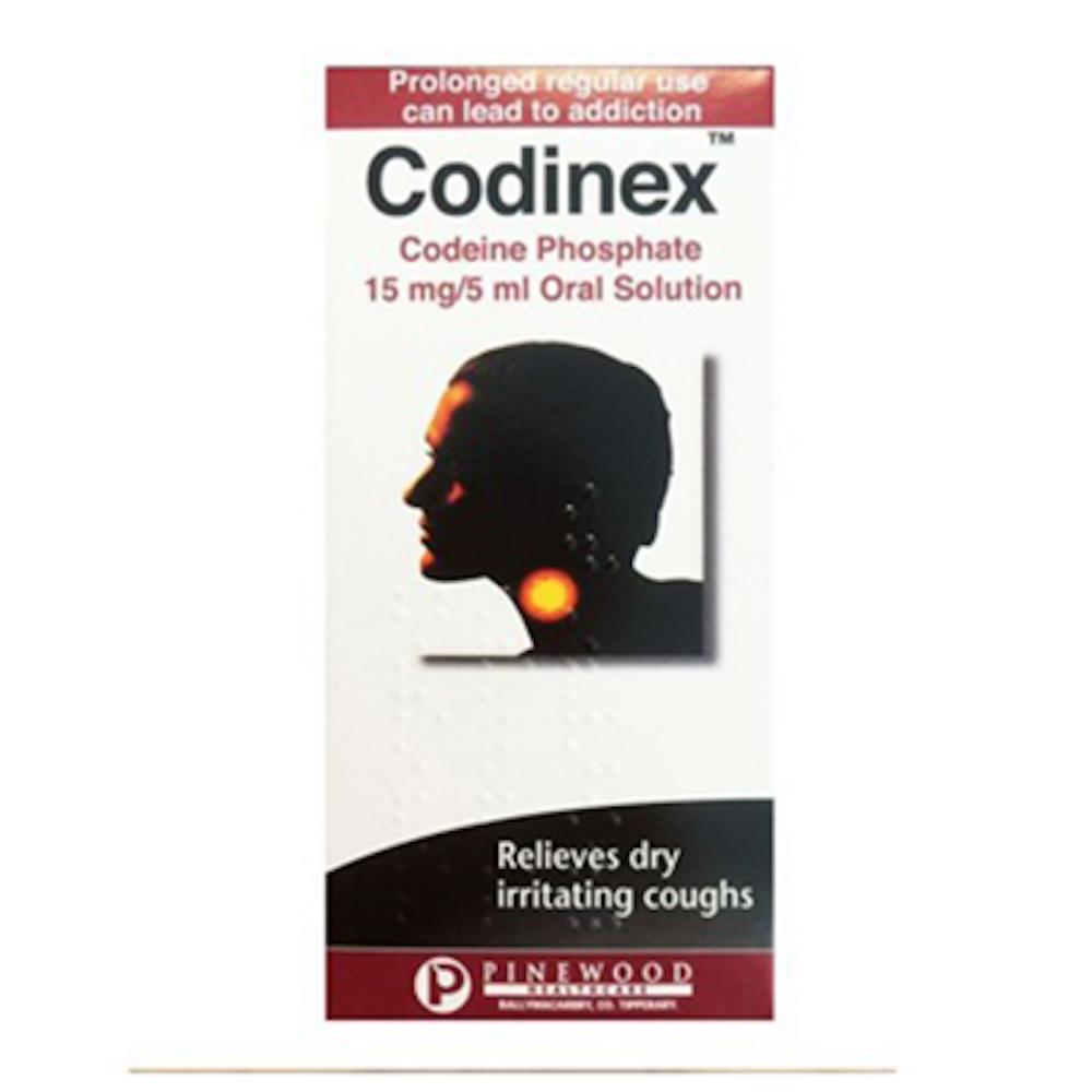 CODINEX 150ML ORAL SOLUTION 15MG/5ML | McCormacks Pharmacy and Beauty ...