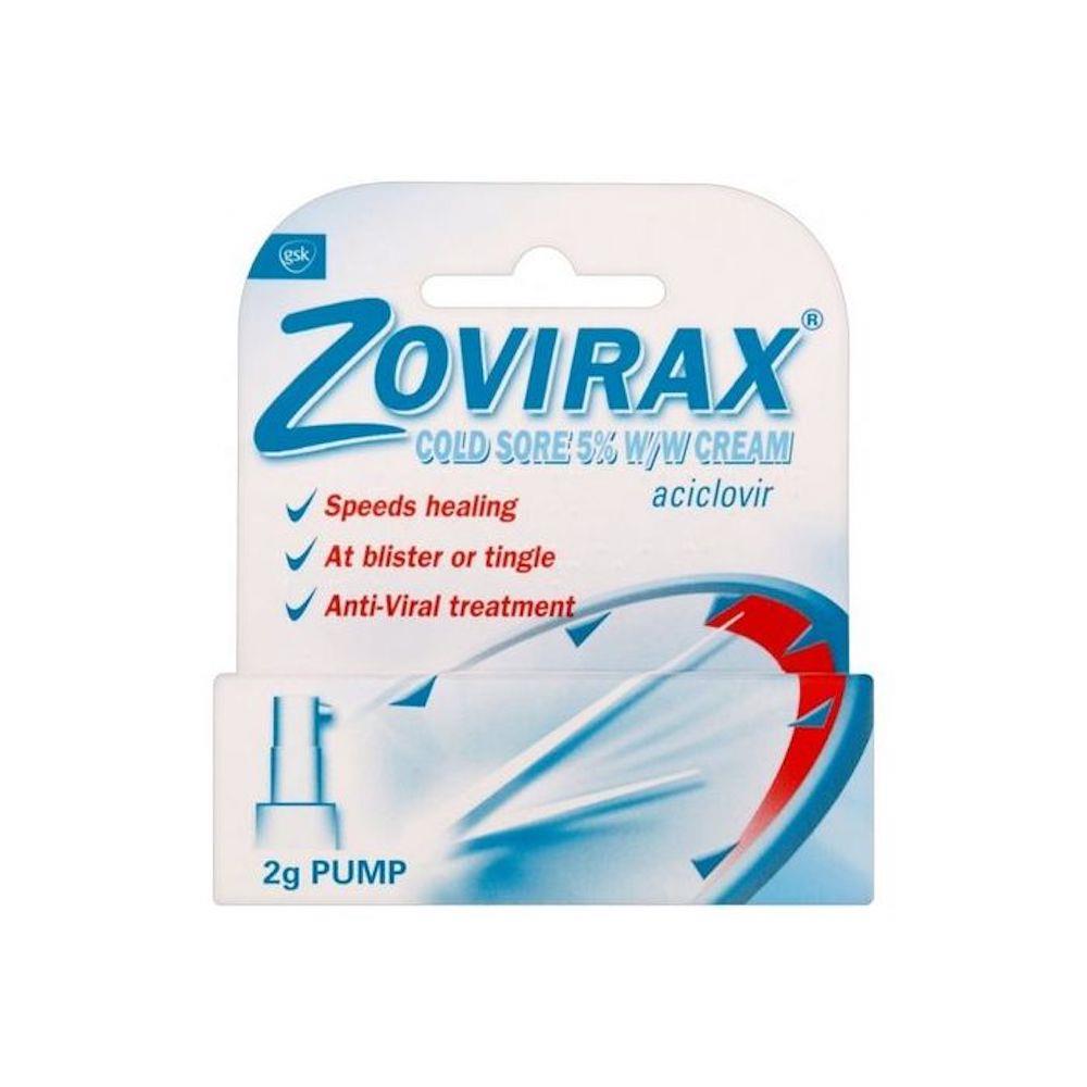 ZOVIRAX CREAM PUMP 2G | McCormacks Pharmacy and Beauty | Ireland
