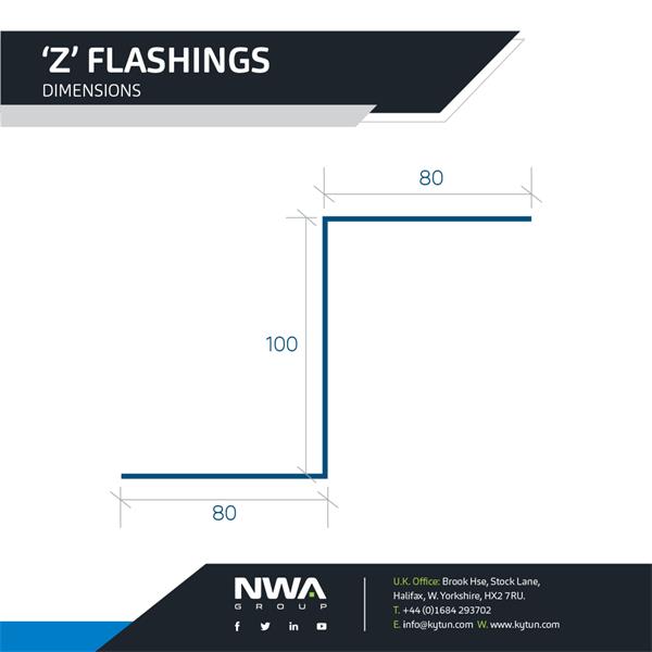 Z Flashing (4 x 2.4m) | Kytun UK - Dry Roofing Specialists
