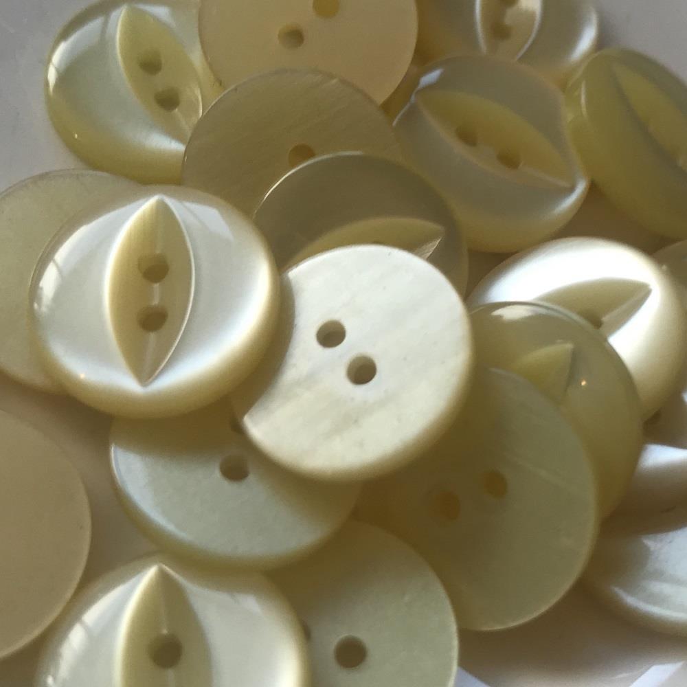 Pack of 6 x Plastic Fisheye Buttons (16mm, Size 26) | Springwools.com ...