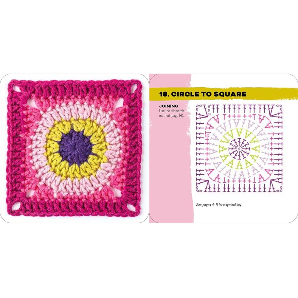 The Granny Square Card Deck - 50 Mix and Match Designs (Craft Card Decks