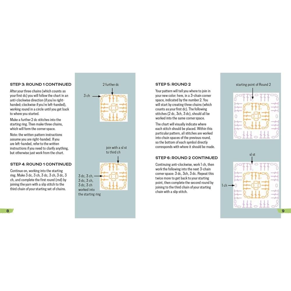 The Granny Square Card Deck - 50 Mix and Match Designs (Craft Card Decks
