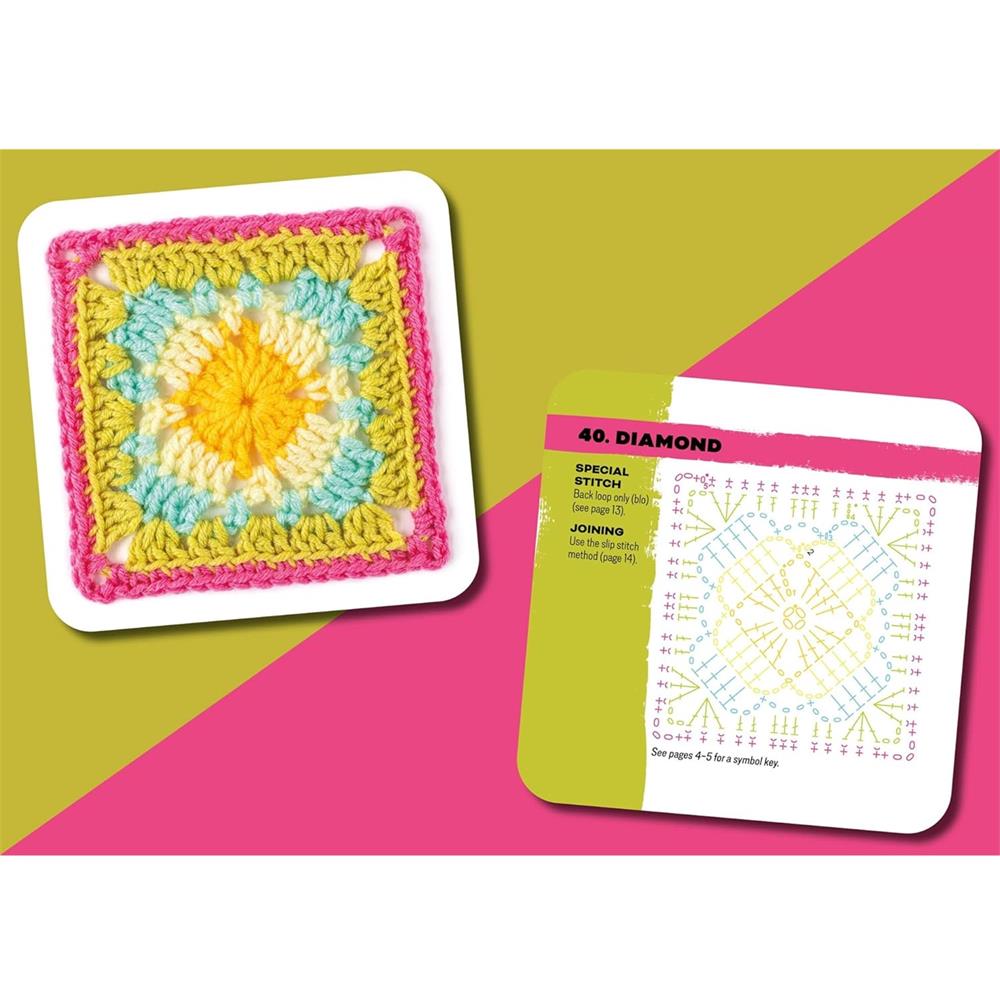 The Granny Square Card Deck - 50 Mix and Match Designs (Craft Card Decks