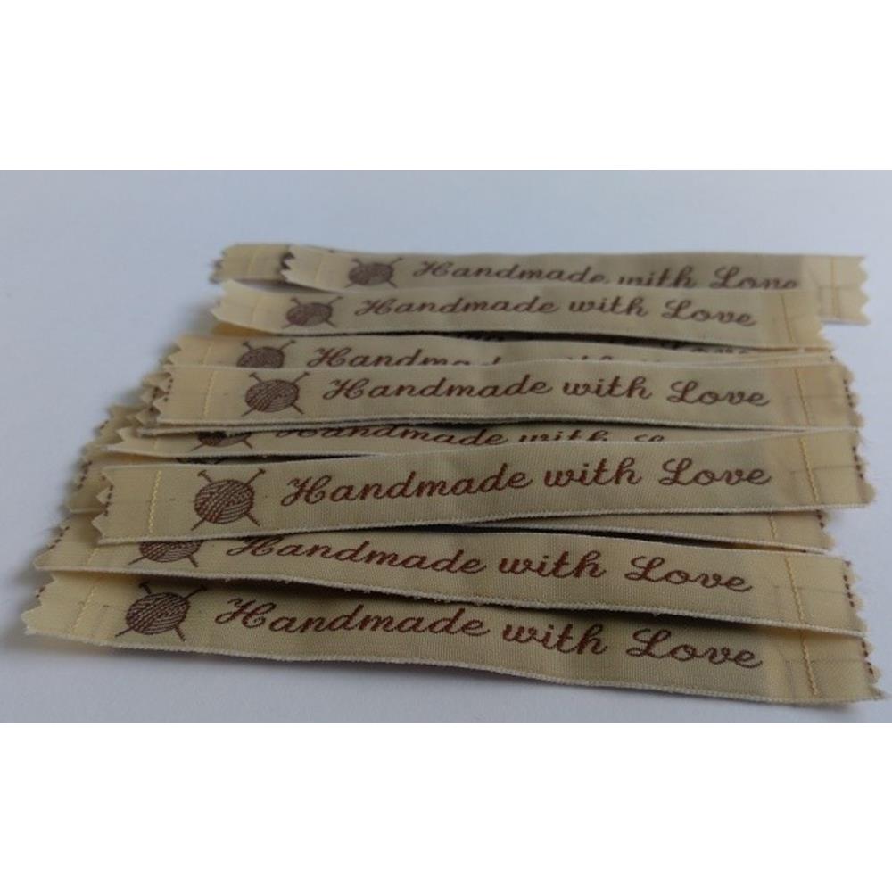 4 x Handmade With Love Labels | Springwools.com | Ireland