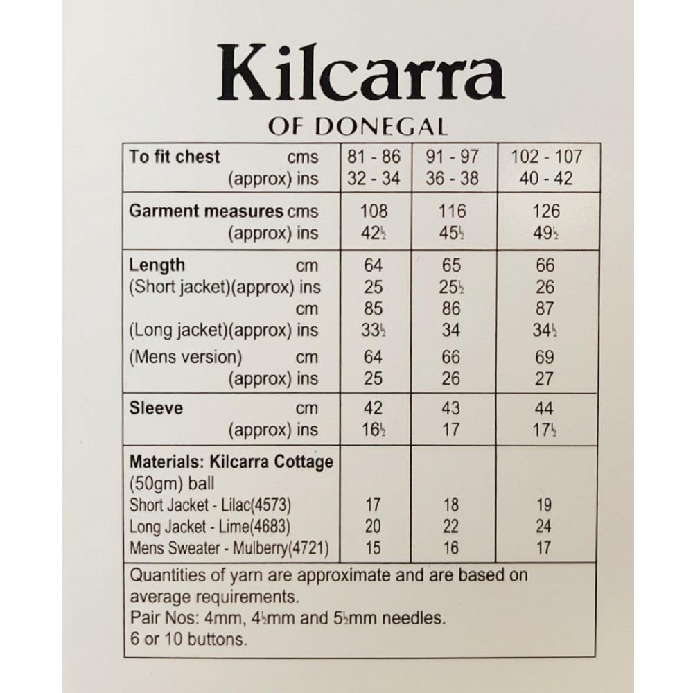 Kilcarra Pattern 776 Raglan Jacket & Sweater in Chunky | Springwools ...