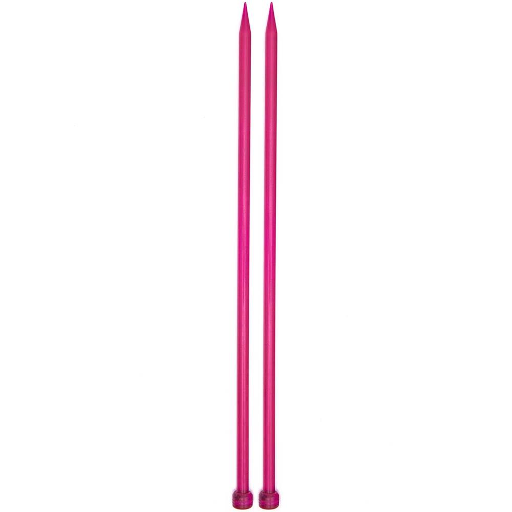 Rico Pink Fizz Knitting Needles, 35cm Long