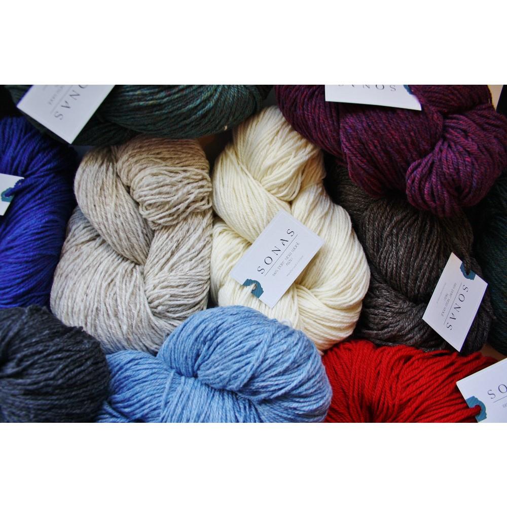 Sonas - Donegal Irish Heathers 100% Pure Wool Aran (250g hank ...