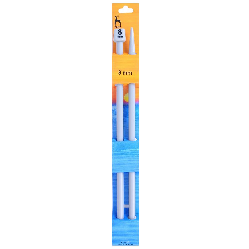 8mm Plastic Knitting Needles | Springwools.com | Ireland