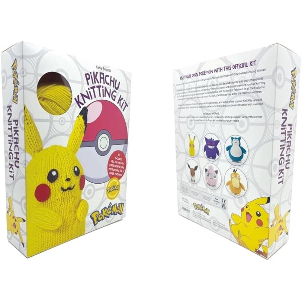 Pikachu Knitting Kit - Kit Includes All You Need to Make Pikachu and ...