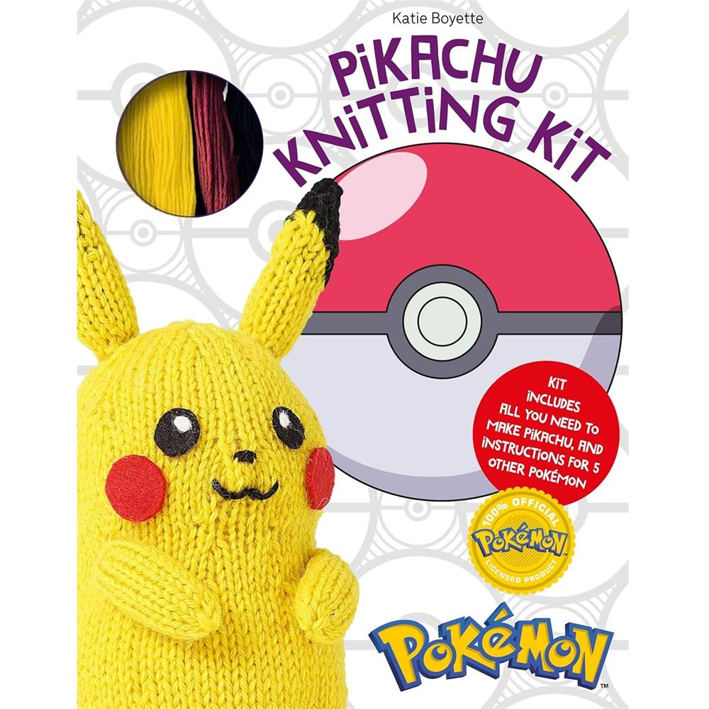 Pikachu Knitting Kit - Kit Includes All You Need to Make Pikachu and ...