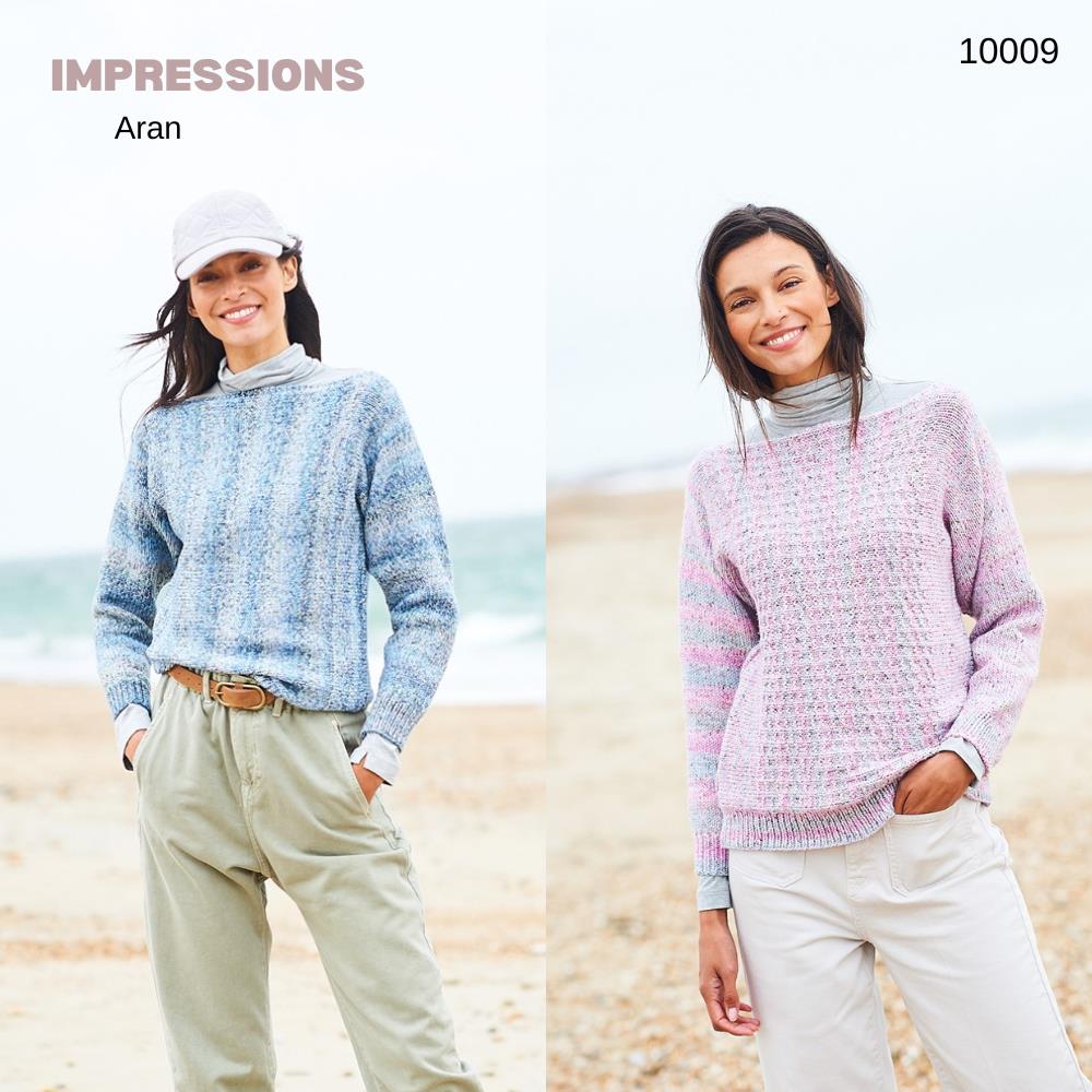 Stylecraft Pattern 10009 Sweaters in Impressions Aran | Springwools.com ...