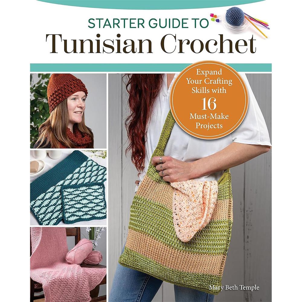 Starter Guide To Tunisian Crochet Book | Springwools.com | Ireland