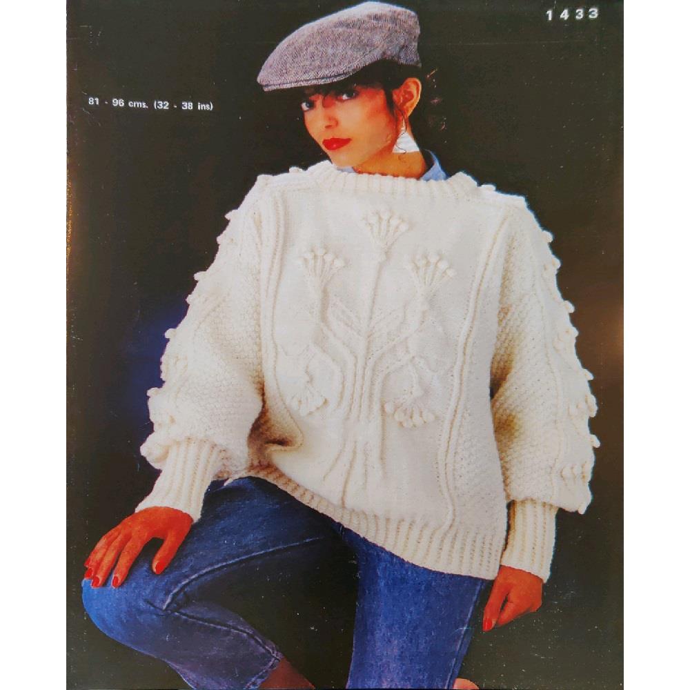 Tree of Life Aran Sweater Pattern 1433 | Springwools.com | Ireland