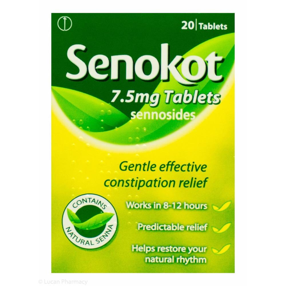 SENOKOT 7.5MG TABS 20S | Rochfords Pharmacy and Beauty | Ireland