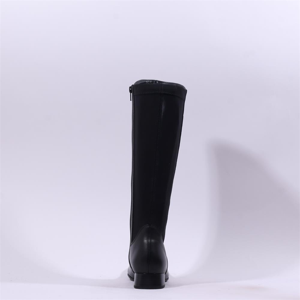 Gabor Dudley Stretch Calf Long Boot (M) - Black Leather | Vaughan Shoes ...