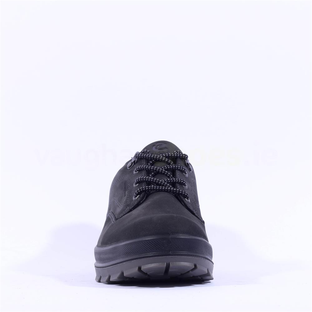 Ecco Men Rugged Track Plain Toe - Black Leather | Vaughan Shoes | Ireland