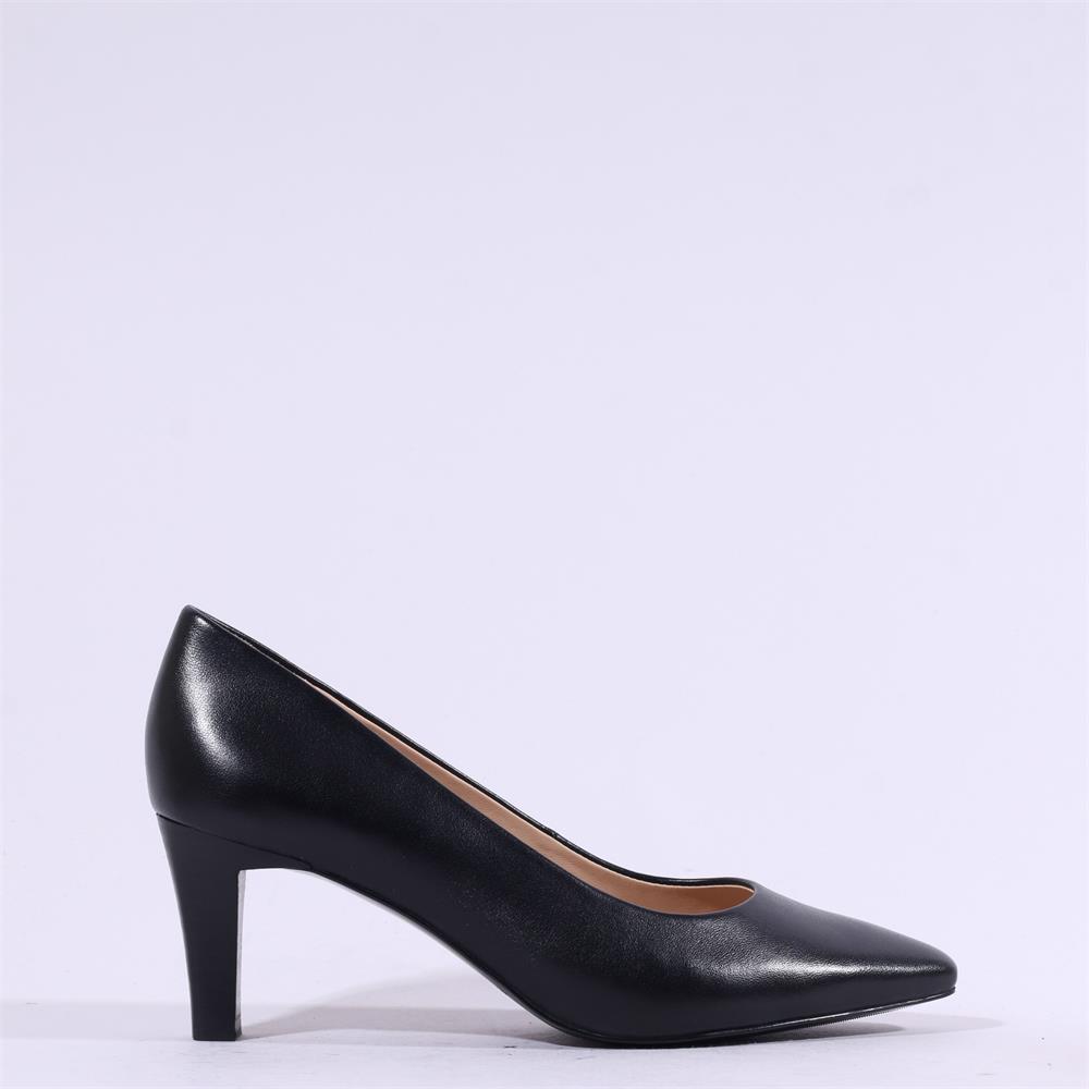 Peter Kaiser Classic Pointed High Heel - Black Leather | Vaughan Shoes ...