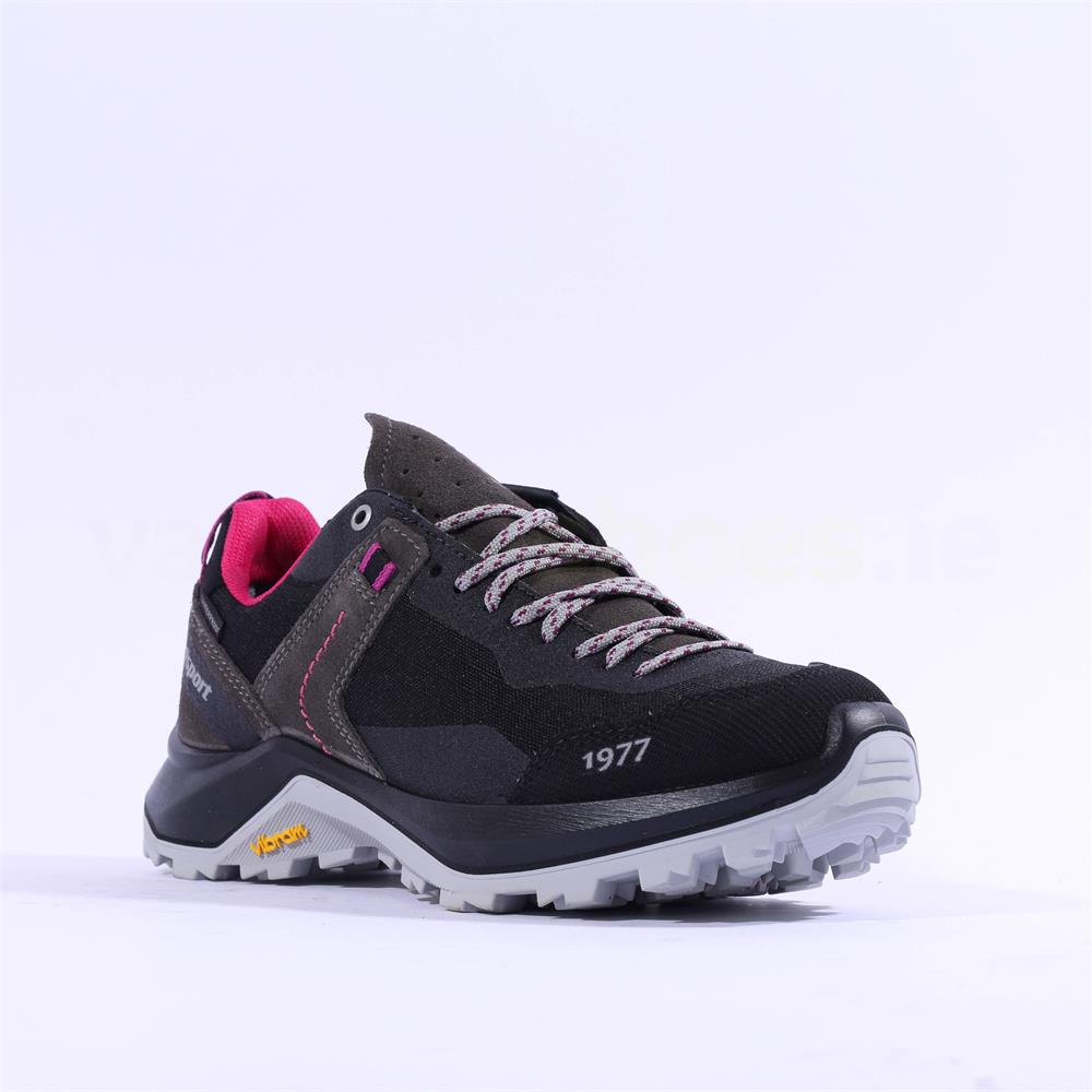 Grisport Lady Trident Walking Shoe - Grey | Vaughan Shoes | Ireland