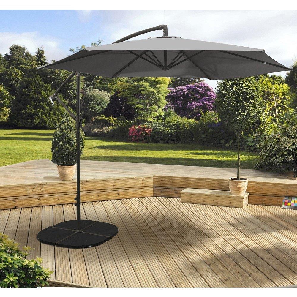 Overhang Parasol 3 metre Grey |Sheahans Homevalue | Nenagh | Co. Tipperary