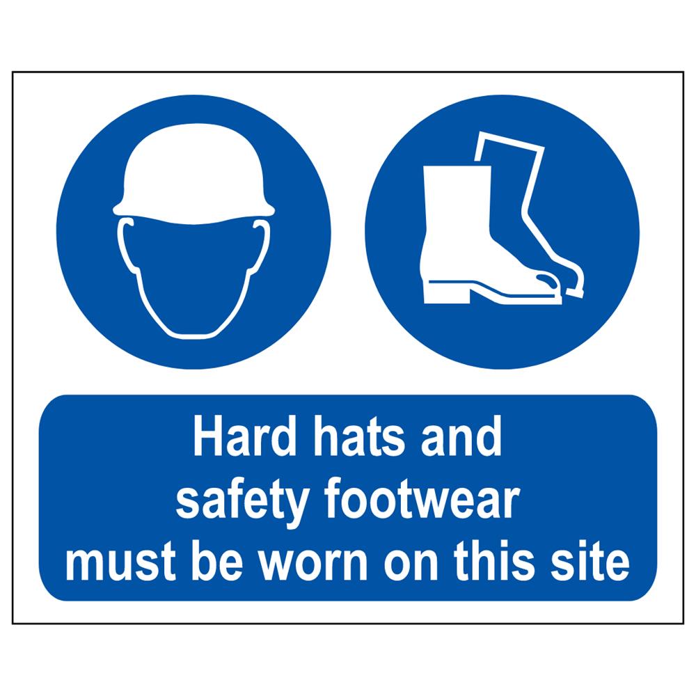 Safety Sign Hard Hats & Bootsto Be Worn 400 X 500mm |Sheahans Homevalue ...