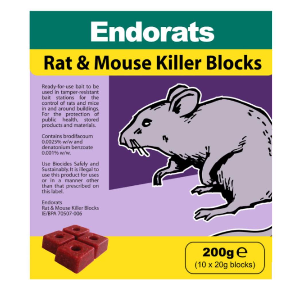 Endorats Mice And Rat Killer Blocks 200 Grams |Sheahans Homevalue ...